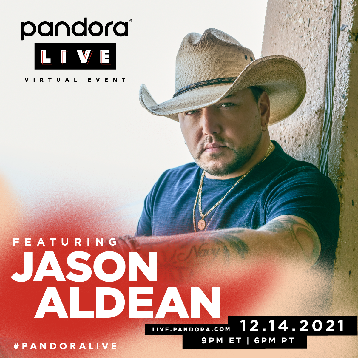 RSVP FOR PANDORA LIVE FEATURING JASON ALDEAN ON DECEMBER 14 - Jason Aldean