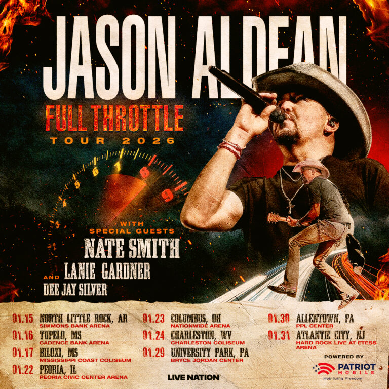 JASON ALDEAN RELEASES NEW SINGLE + EXTENDS FULL THROTTLE TOUR - Jason ...